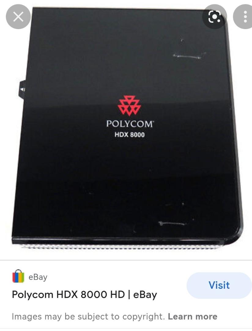 Polycom HDX 8000 HD series, Computers & Tech, Parts & Accessories ...