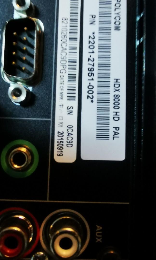 Polycom Hdx 8000 Hd Series Computers And Tech Parts And Accessories Other Accessories On Carousell