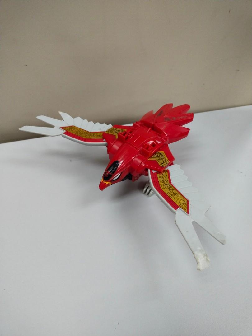Power Rangers Zeo Deluxe Megazord Red Falcon V Head/Zord - 1996 Bandai ...