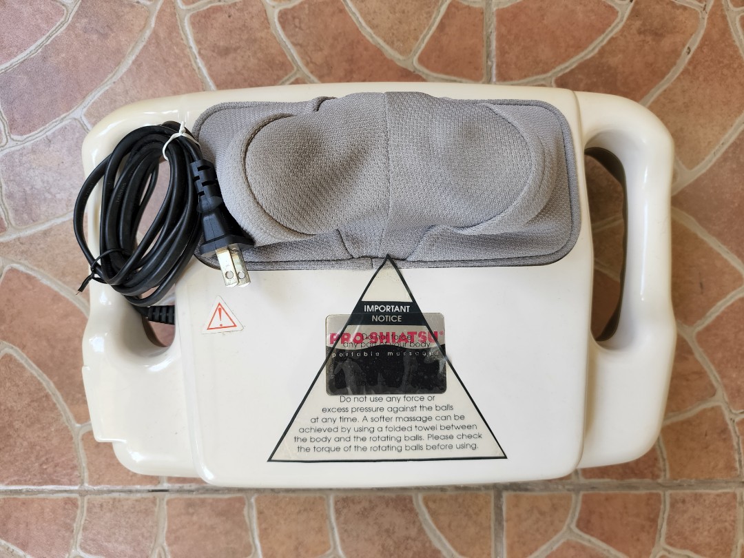 Pro Shiatsu Portable Massager Health And Nutrition Massage Devices On 9020
