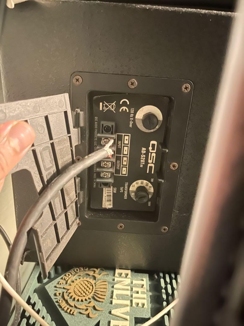 QSC Softwoofer, Yamaha P-Series power amplifier., Audio, Soundbars ...