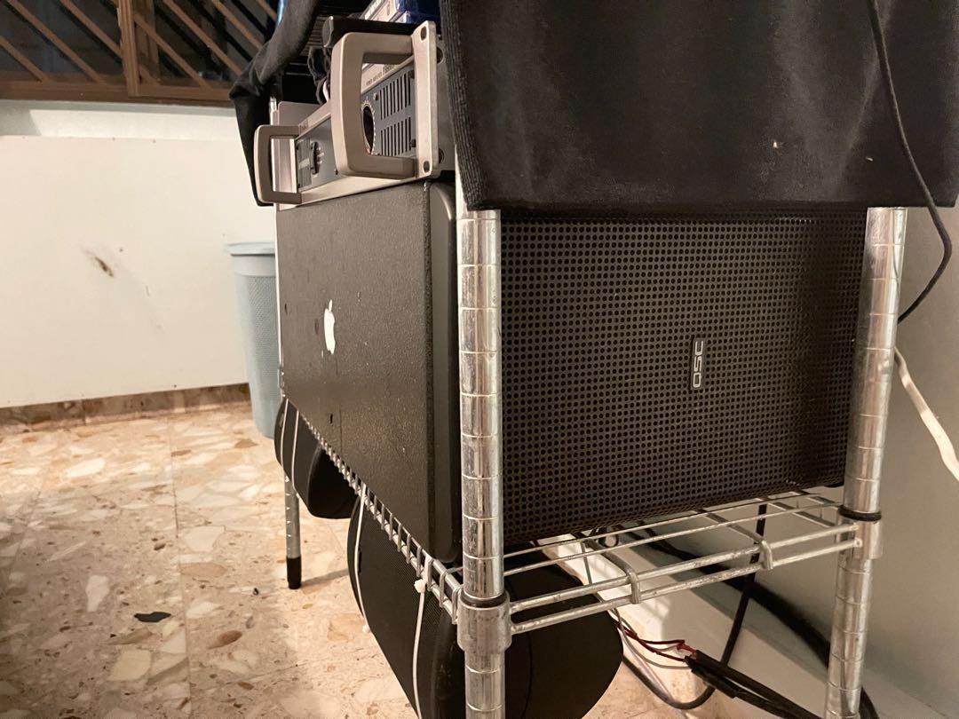 QSC Softwoofer, Yamaha P-Series power amplifier., Audio, Soundbars ...