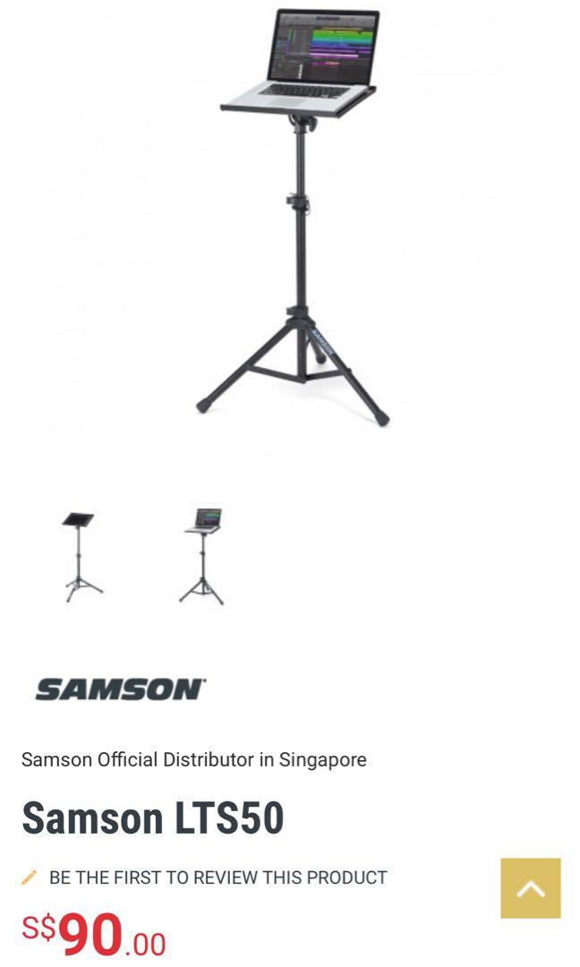 Samson Laptop Stand Book Stand, Audio, Other Audio Equipment on Carousell