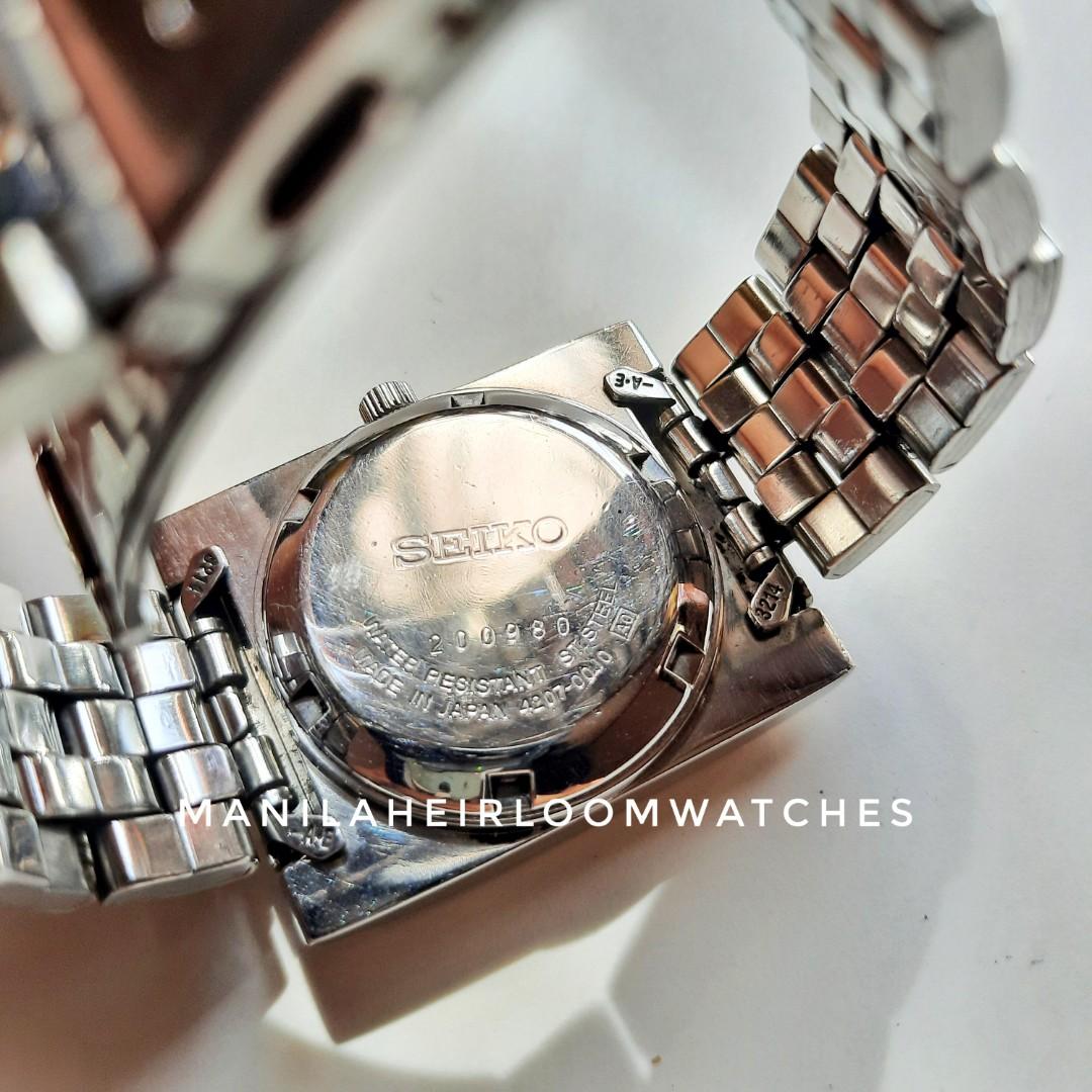 Seiko 5 Square Mens Japan Automatic Watch, Men's Fashion, Watches ...