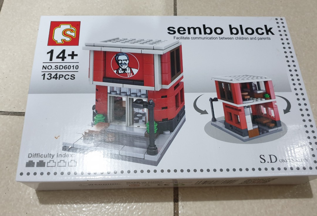 sembo block kfc, Hobbies & Toys, Toys & Games on Carousell