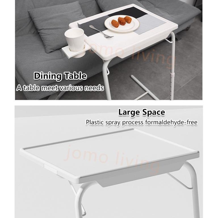 [FREE DELIVERY] Height Adjustable Foldable Side Table Folding Side ...