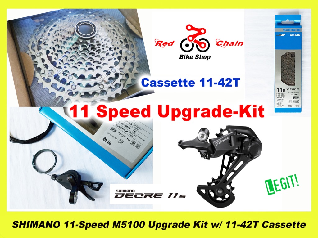 SHIMANO DEORE M5100 11-Speed UPGRADE KIT for MTB, Sports Equipment, Bicycles & Parts, Bicycles ...