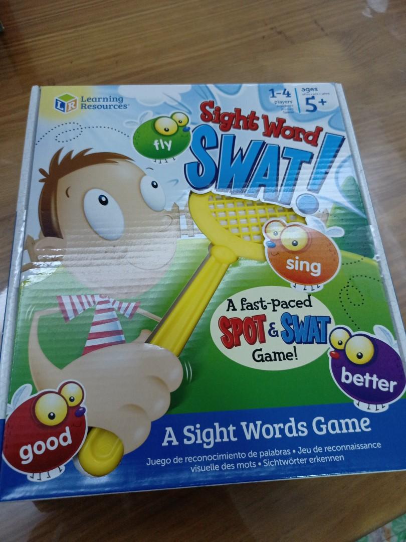 Sight words swat!, Hobbies & Toys, Toys & Games on Carousell