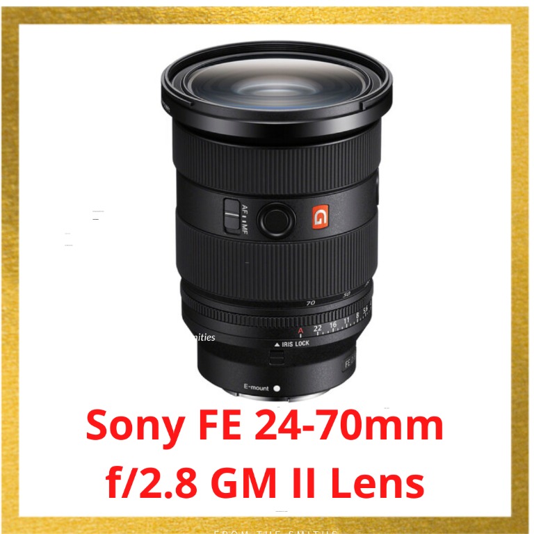 Sony FE 24-70mm f/2.8 GM II Lens (SEL2470GM2), Photography, Lens & Kits ...