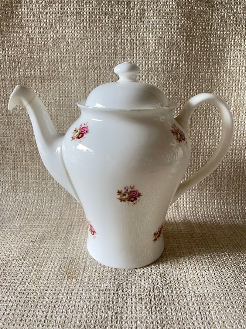 Springfield Bone China Teapot England, Furniture & Home Living ...