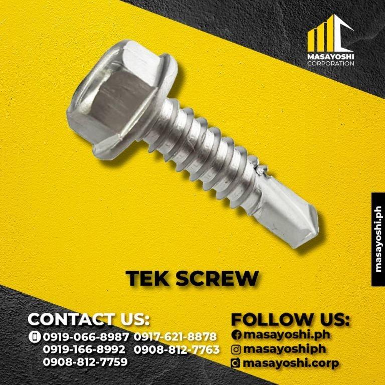 Tek Screw | Hex Washer | Threaded Screw | Self Drilling Screw ...