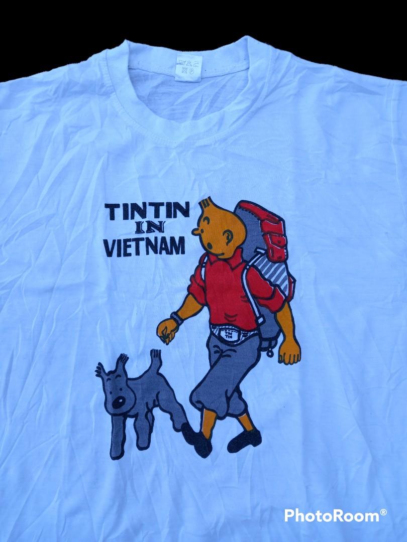 Tintin in vietnam, Men's Fashion, Tops & Sets, Tshirts & Polo Shirts on ...