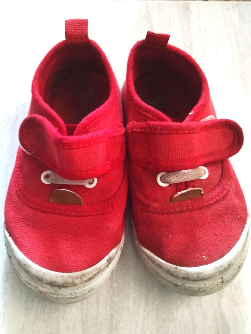 Tough Kids red sneakers, Babies & Kids, Babies & Kids Fashion on Carousell