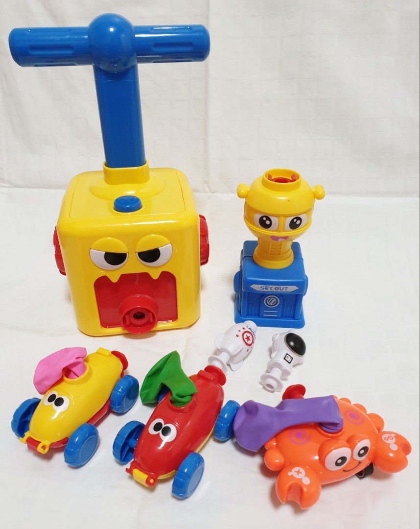 Toy Balloon Powered Car & Rocket Launcher, Babies & Kids, Infant ...