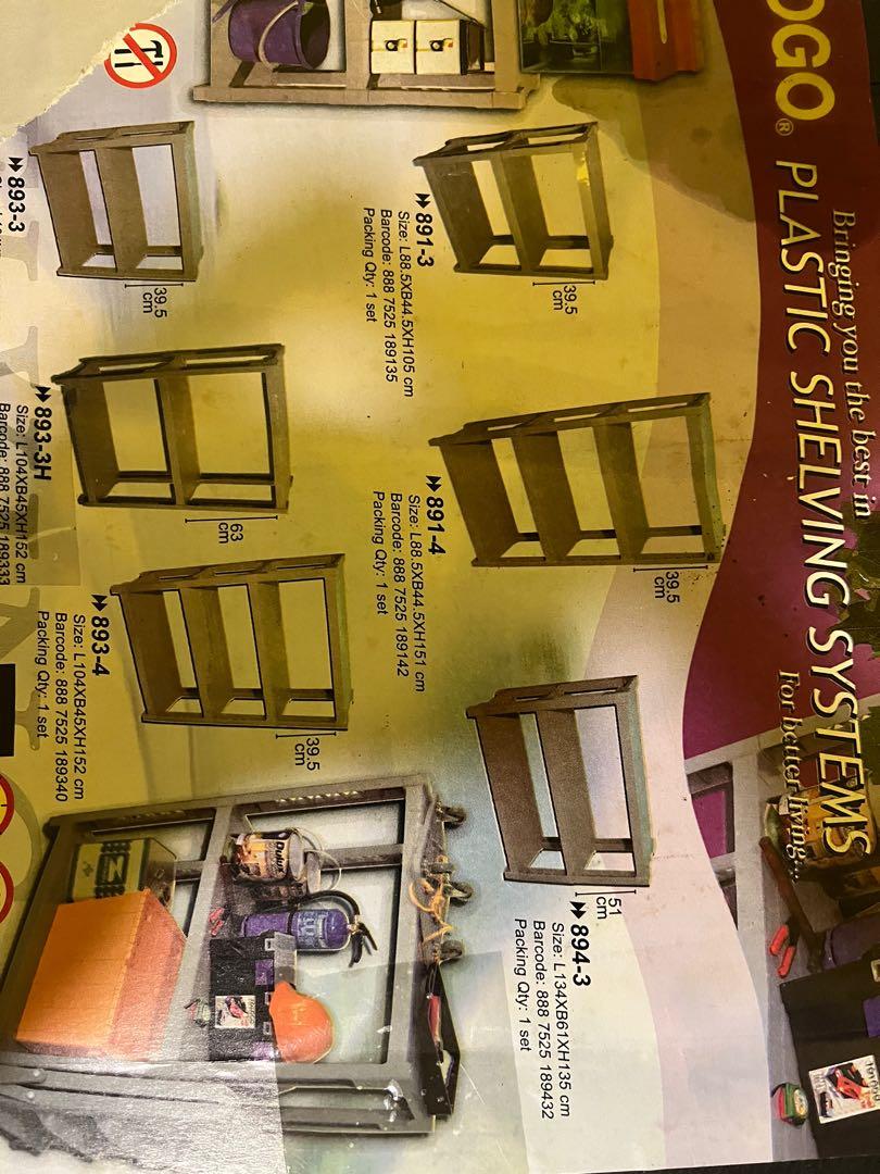 Toyogo large size plastic rack, Furniture & Home Living, Furniture ...