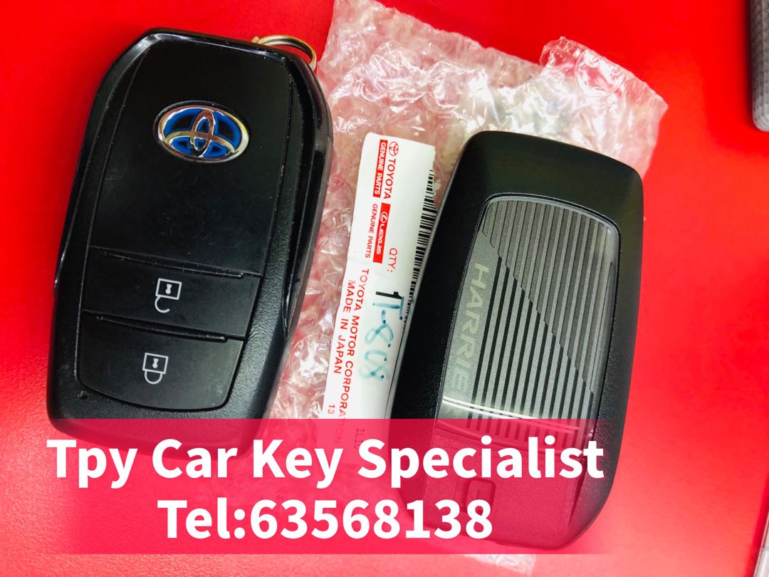 Toyota harrier key duplication, Car Accessories, Accessories on Carousell