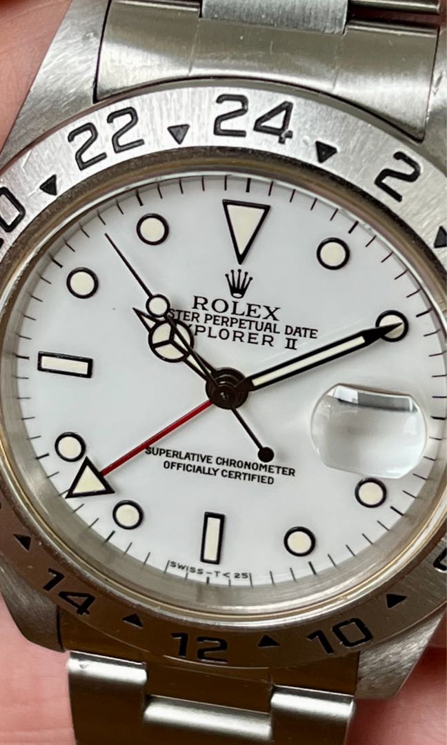 Tritium Rolex 16570 Polar Patina, Luxury, Watches on Carousell