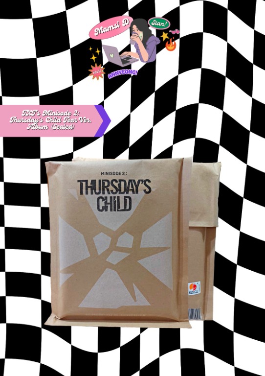 TXT: Minisode 2 Thursday's Child 3rd Album (Tear Version) Sealed ...