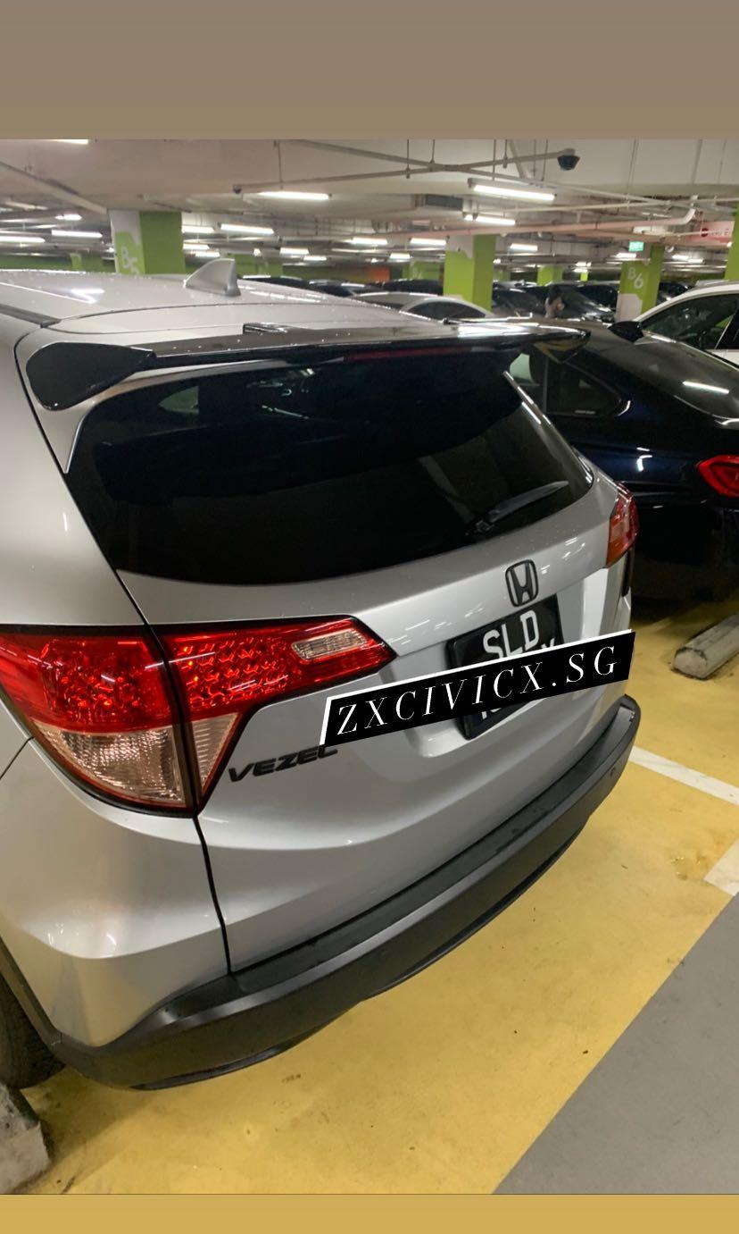 Universal SUV rear spoiler Carbon fibre / Honda vezel / Toyota CHR ...