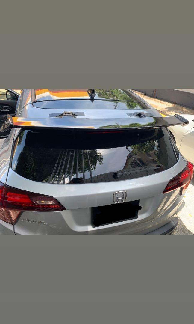 Universal SUV rear spoiler Carbon fibre / Honda vezel / Toyota CHR ...