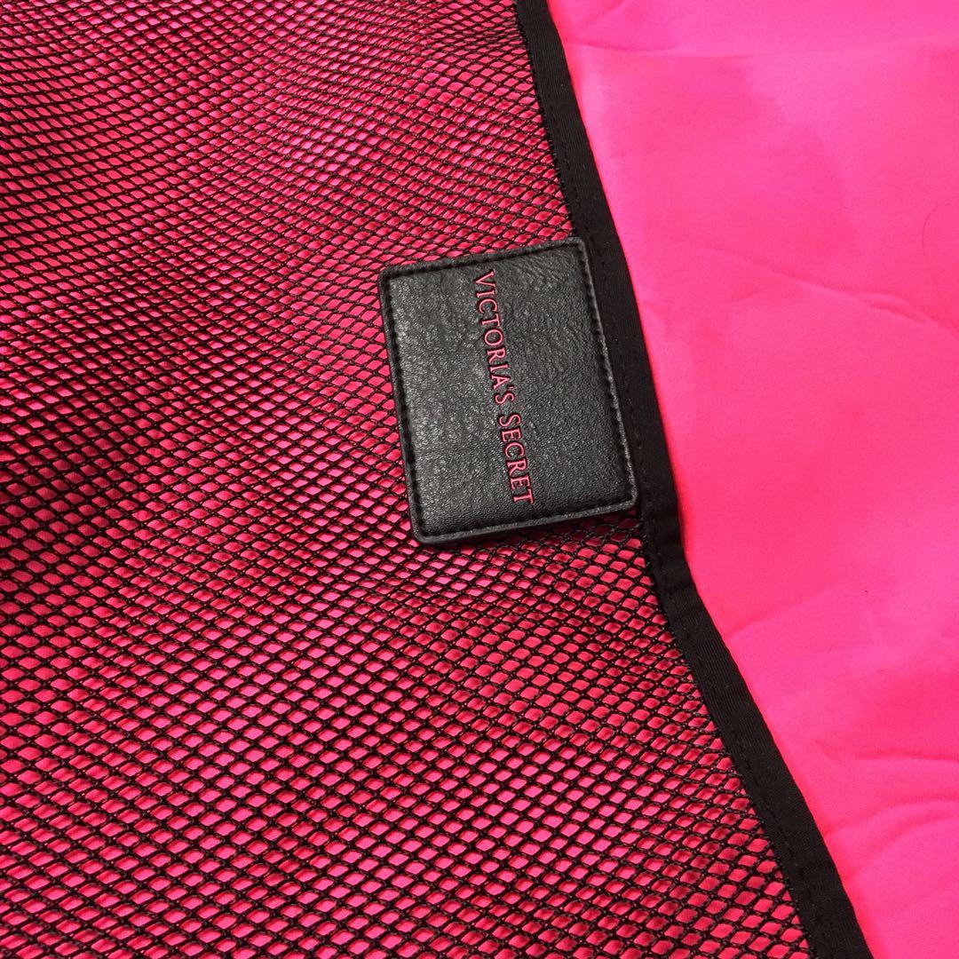 Victoria's Secret Neon Pink String Back Pack (for gym etc.), Women's ...