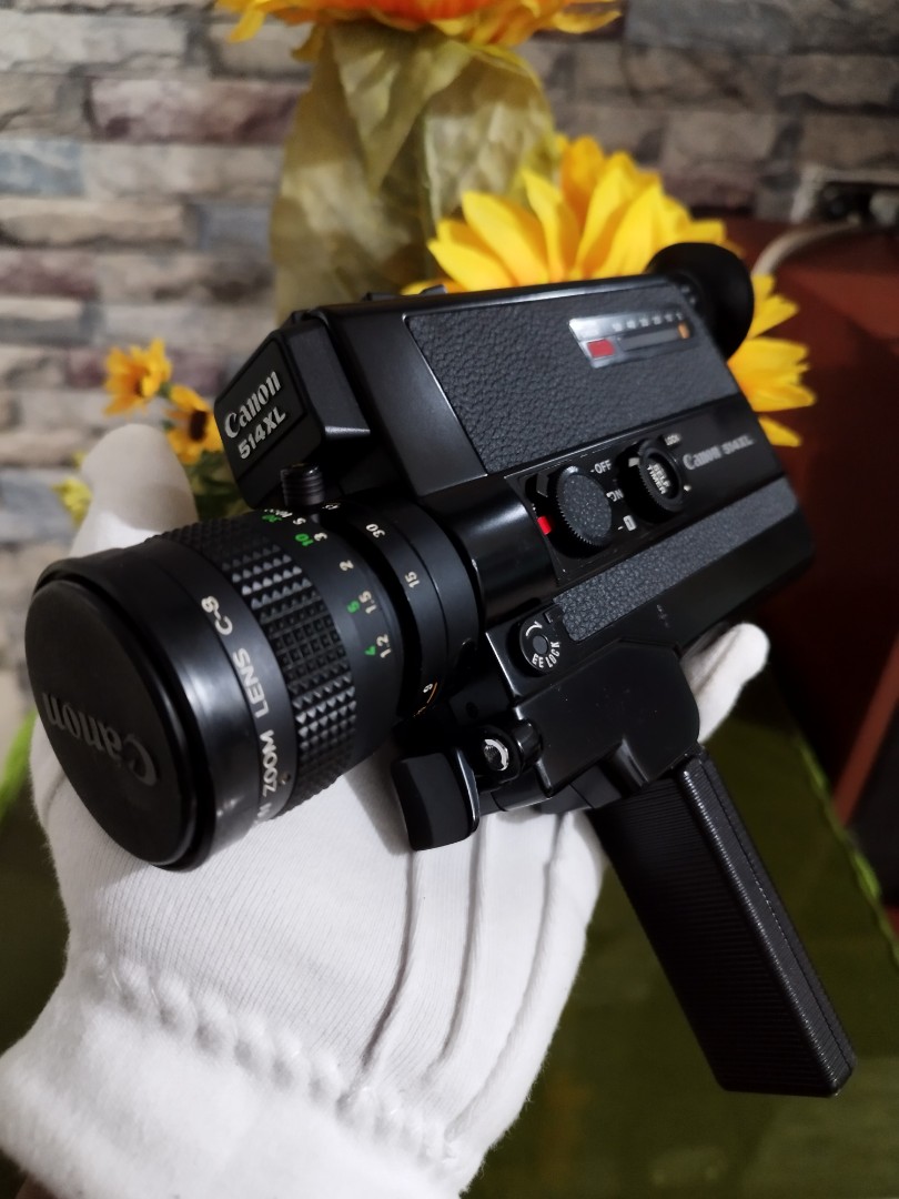 Vintage 1976 Canon 514XL Super 8 Cine Movie Camera With Box/Manual and ...