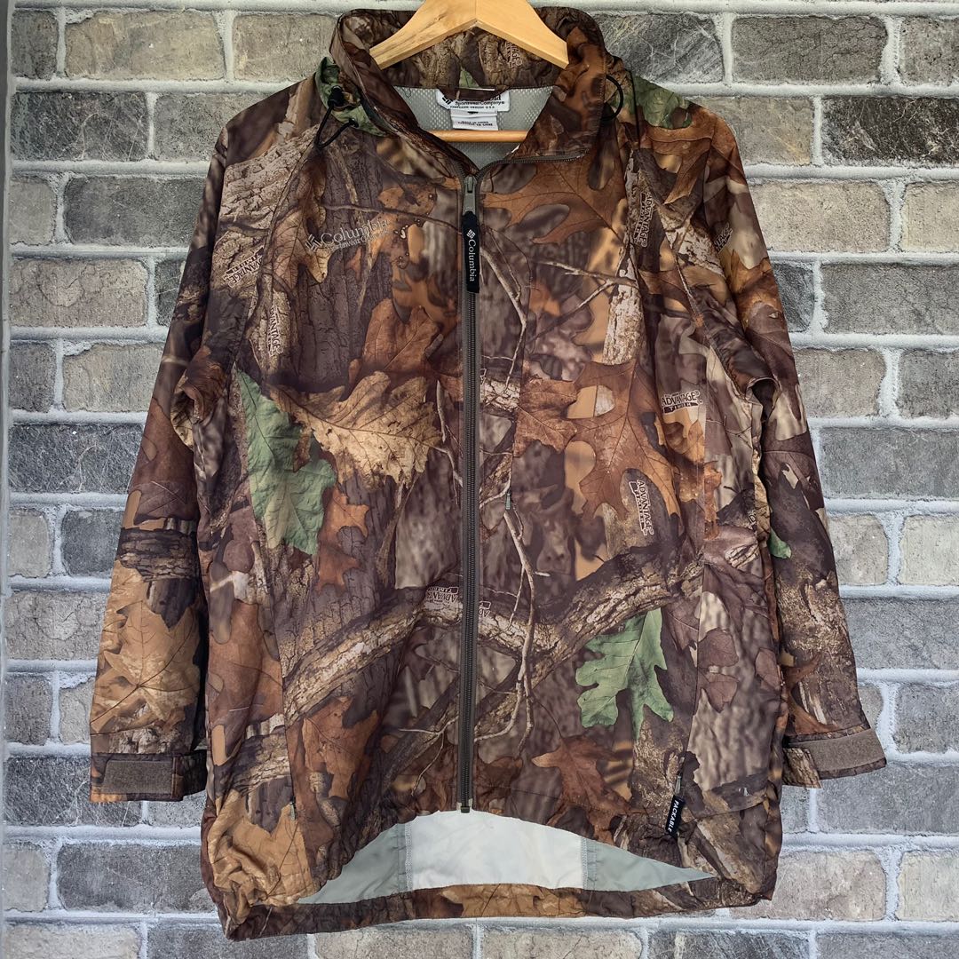 Vintage 90s Columbia RealTree Rain Jacket, Men's Fashion, Activewear on ...