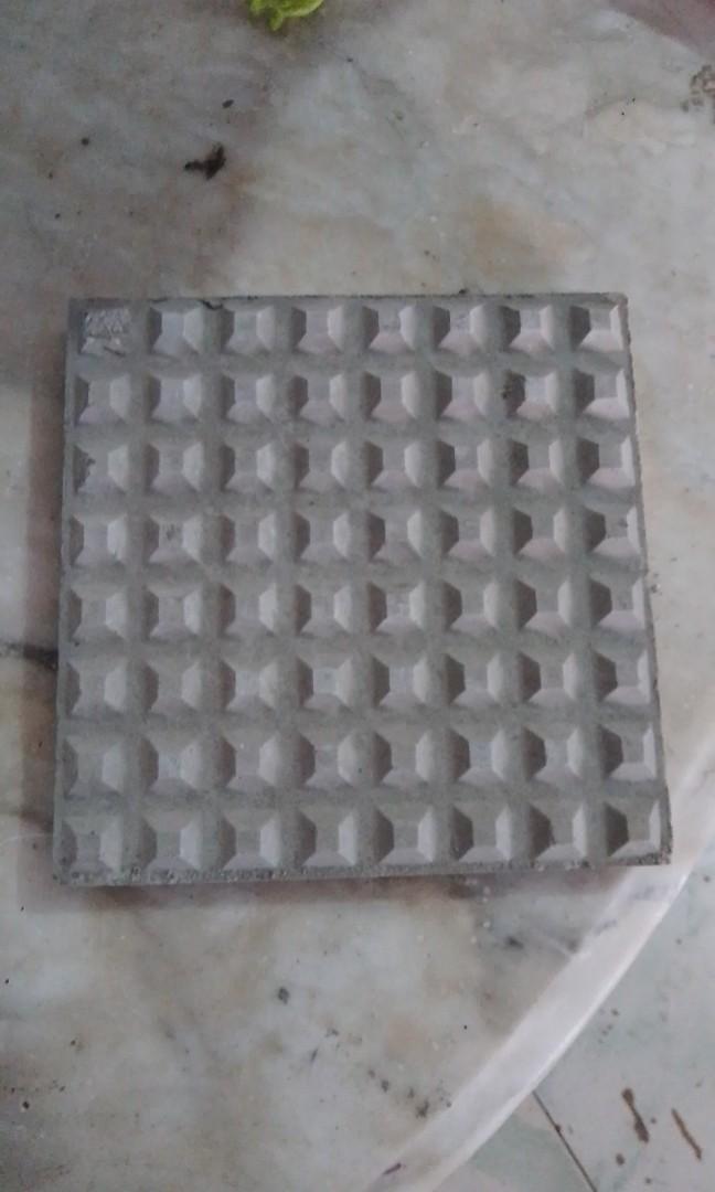 WAFFLE TILES 8*8 INCHES gray, Commercial & Industrial, Construction ...