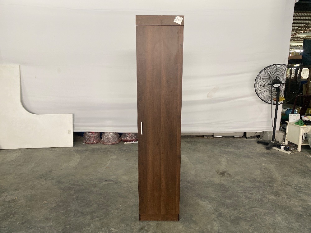 Wooden Tall Single Door Wardrobe / Almari Pakaian Satu Pintu Tinggi ...