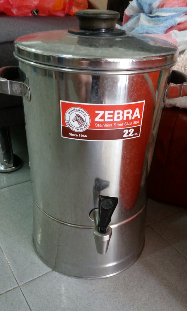 Zebra SUS304 Stainless Steel Standard Cooler 22cm, Furniture & Home ...