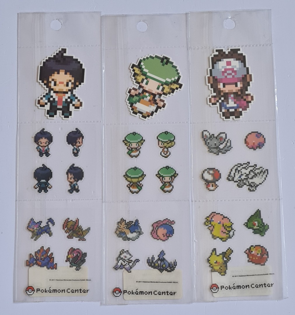 New 2011 Japan Pokemon Center DOT Sprite Stickers, Everything Else on ...