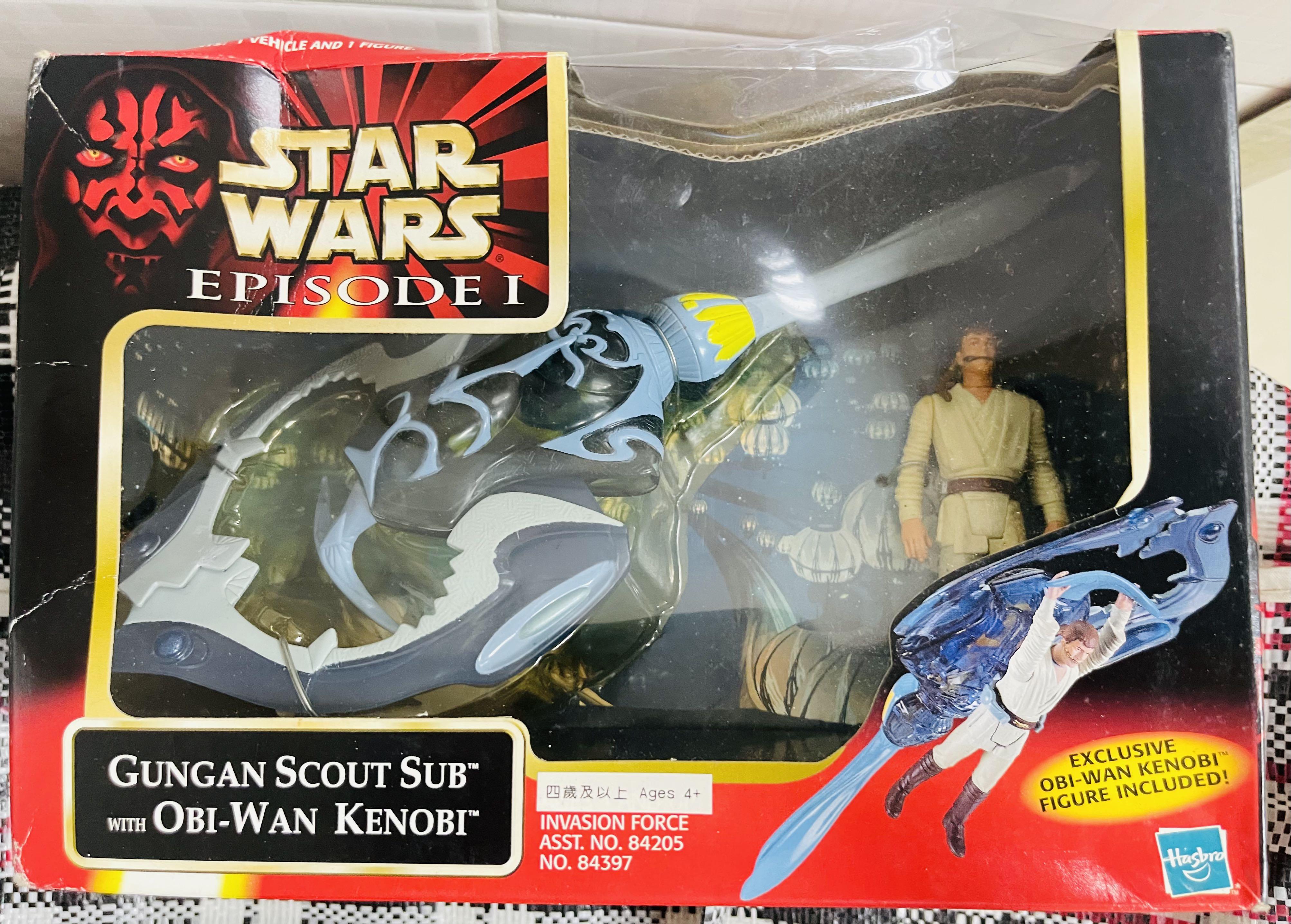 清屋平讓 全新 Hasbro Star Wars 星球大戰 Obi-Wan Kenobi 3.75 Action Figure Gungan ...