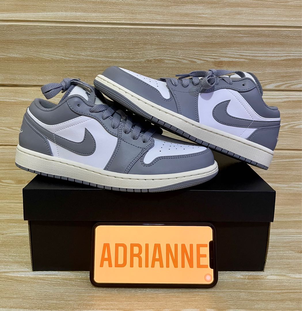Air Jordan 1 Low Vintage Grey, Men's Fashion, Footwear, Sneakers on ...