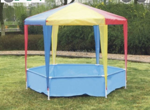 Airtime Kids Hexagonal Gazebo Pool, Hobbies & Toys, Toys & Games on ...