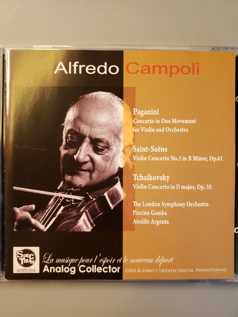 alfredo campoli /the great virtuoso violinist /2cds, 興趣及遊戲, 音樂、樂器 & 配件 ...