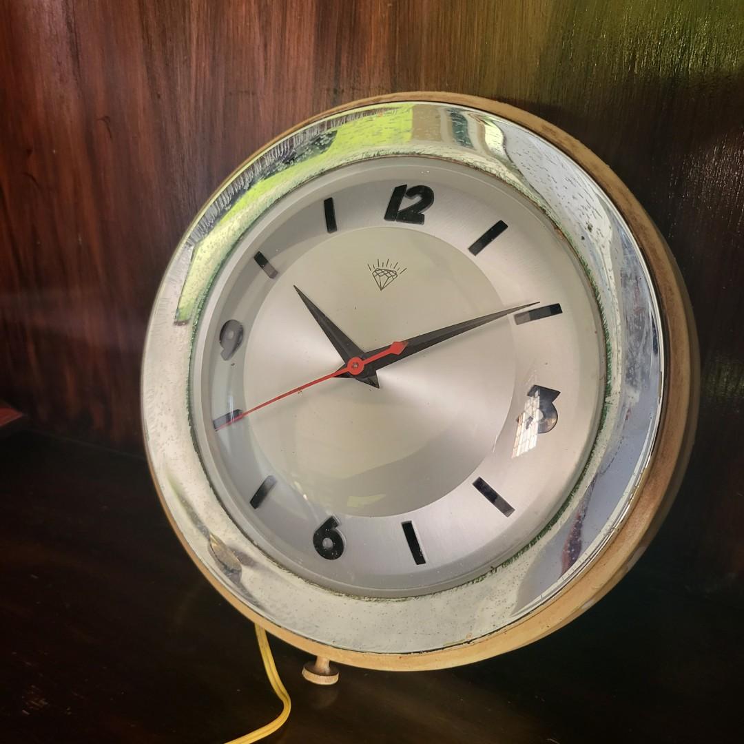 Antique Diamond Clock, Hobbies & Toys, Memorabilia & Collectibles ...