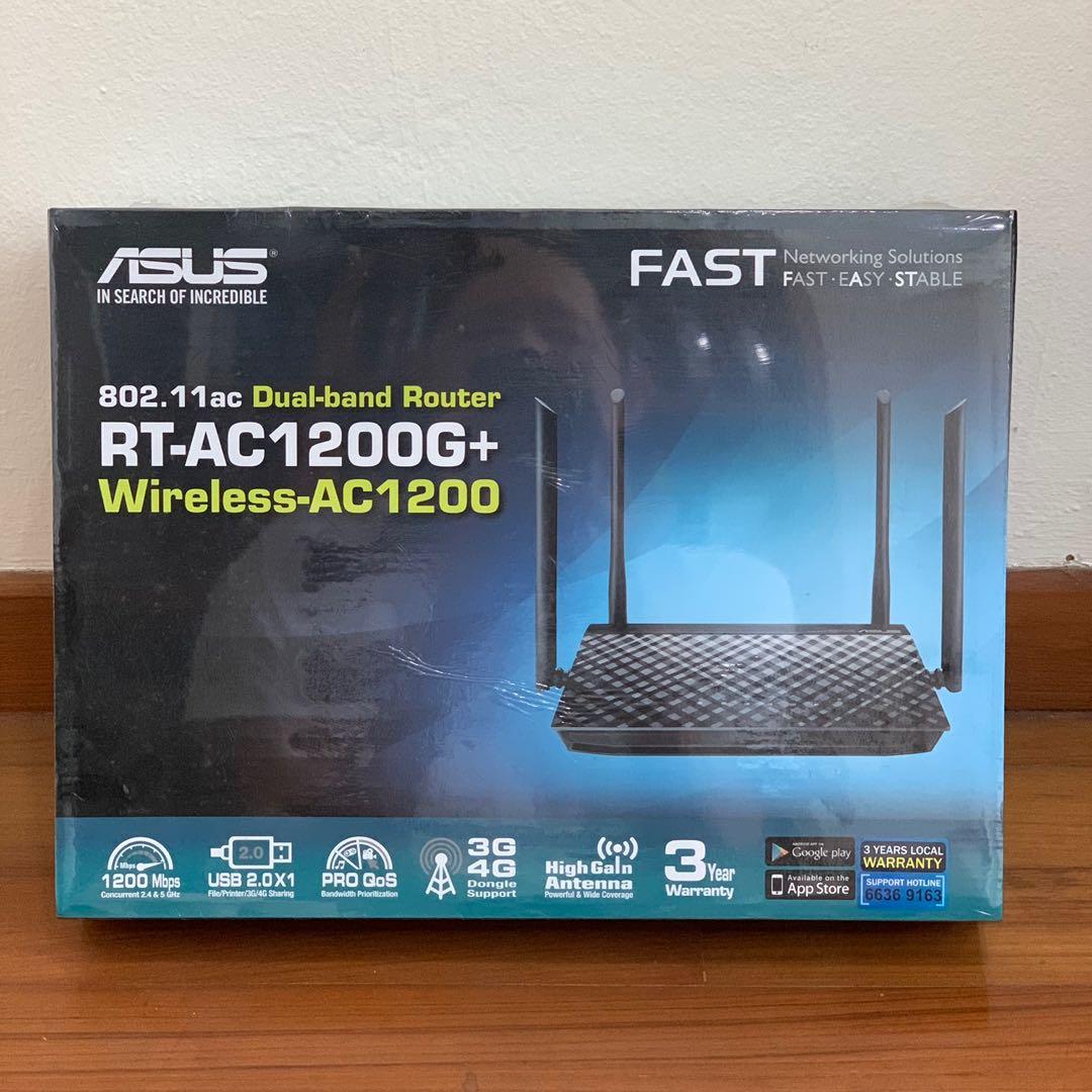 Asus AC1200 wireless router, Computers & Tech, Parts & Accessories ...