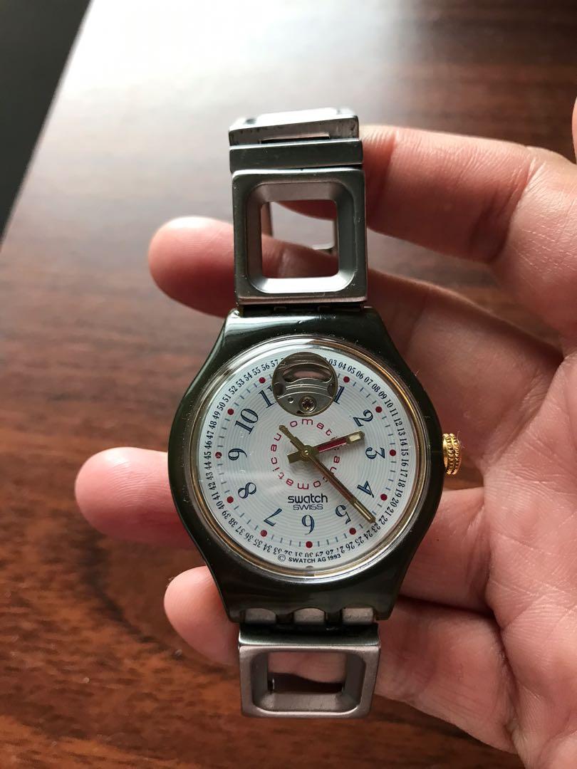 Authentic Swatch Swiss Automatic Kinetic Watch Unisex Limited Edition ...