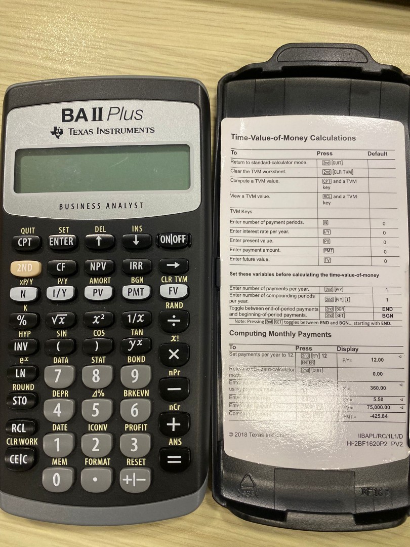BA II Plus, Computers & Tech, Office & Business Technology on Carousell