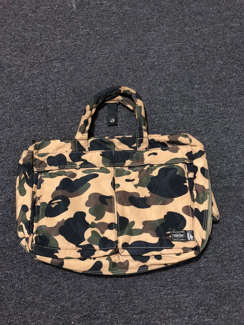 Bape x Porter 2-way Bag, Men's Fashion, Bags, Backpacks on Carousell