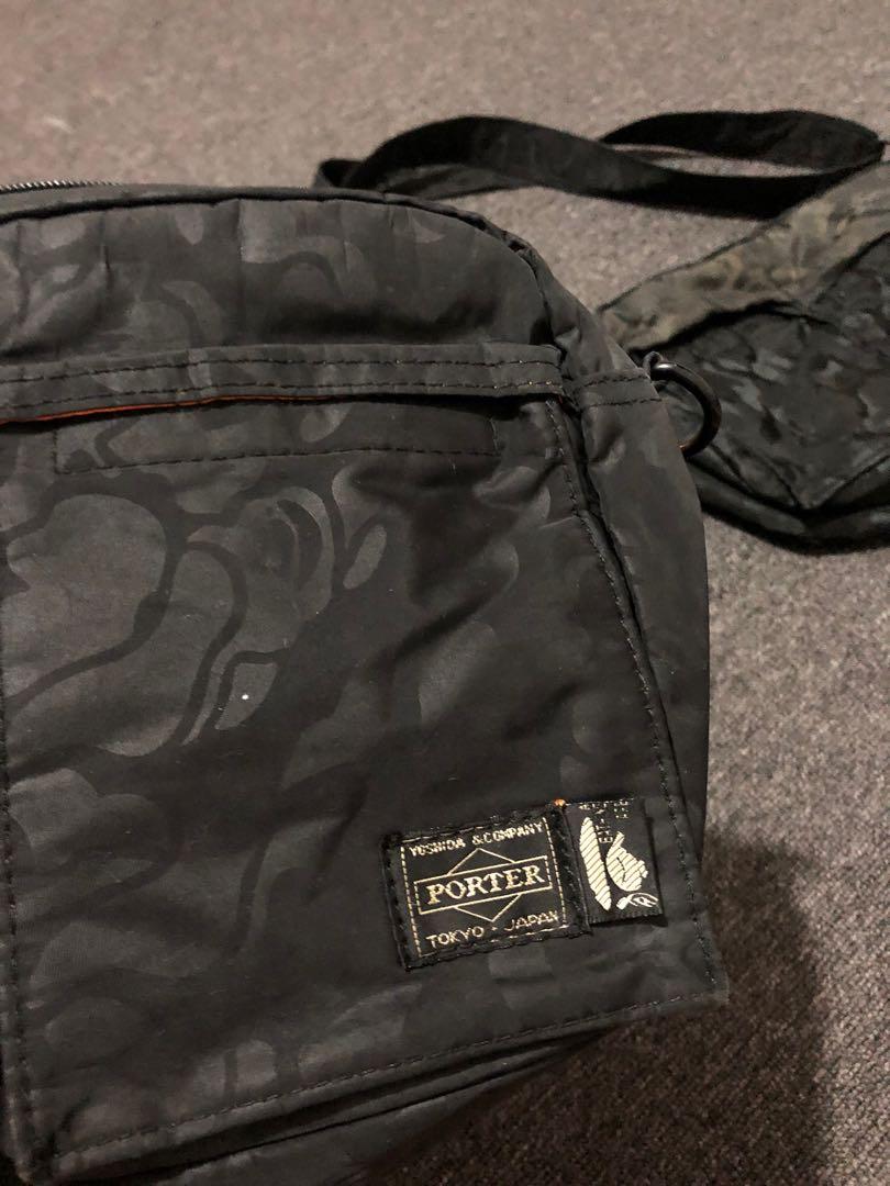 Bape x Porter - 2 sling bags as pack, Men's Fashion, Bags, Backpacks on ...