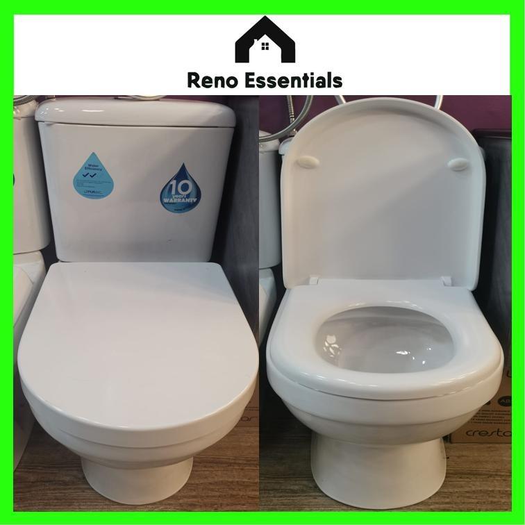 Baron V800 toilet bowl dual flush with Installation, Furniture & Home ...