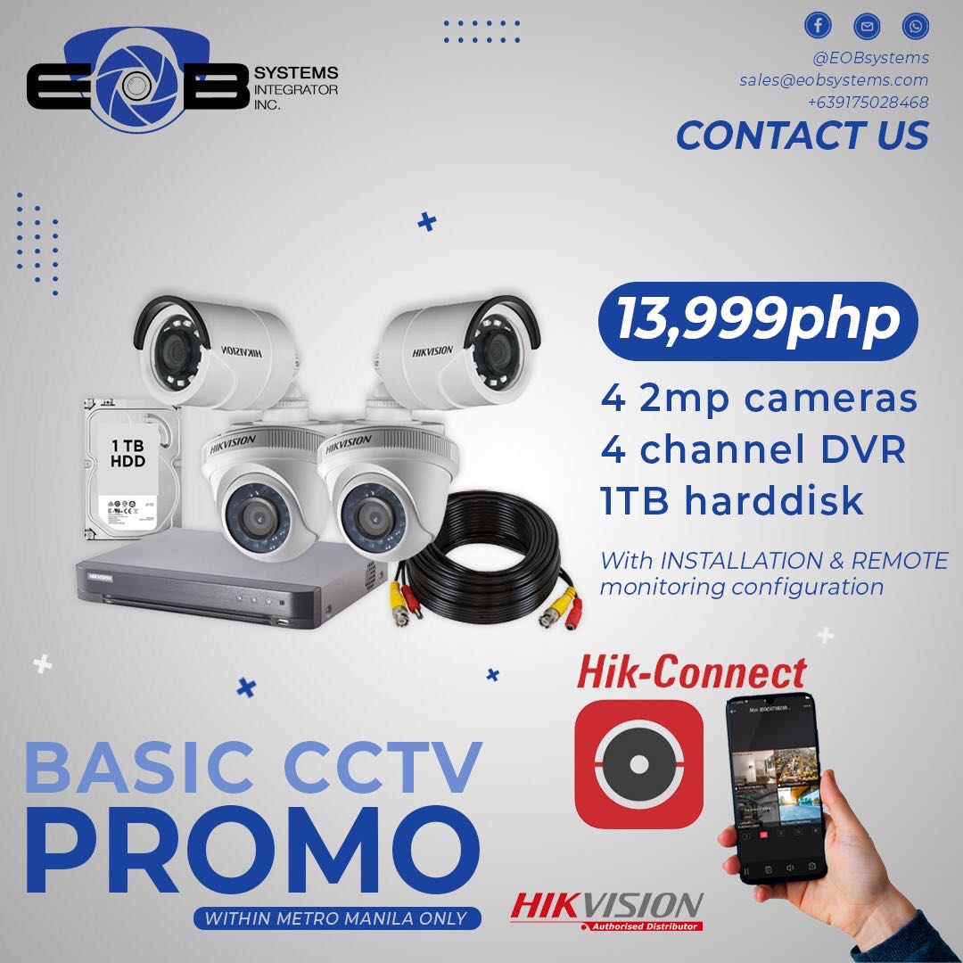 Basic CCTV Package with Installation, TV & Home Appliances, Other Home ...