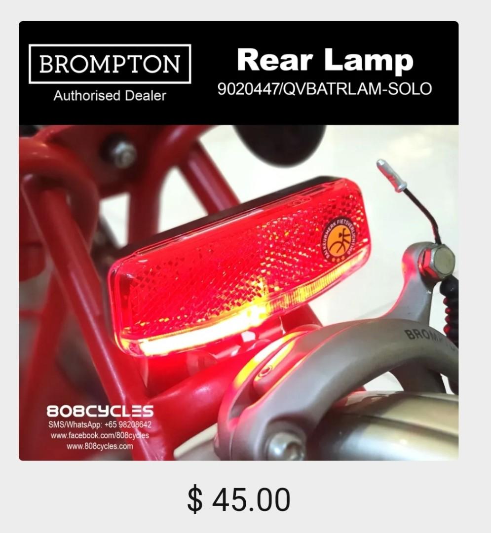 Brompton Orginal Rear Light, Sports Equipment, Bicycles & Parts ...