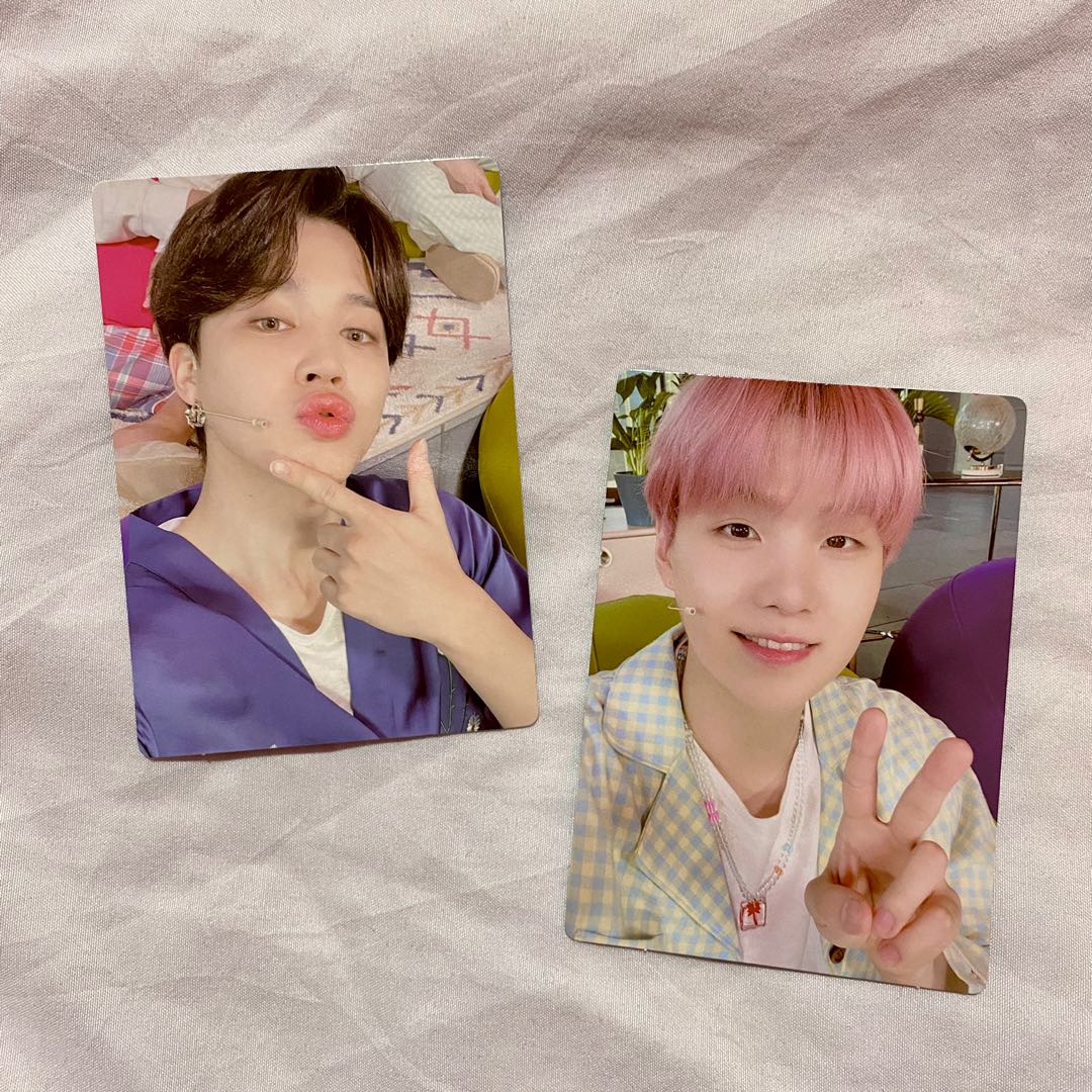 BTS SUGA AND JIMIN MERCH BOX #6 PHOTOCARDS, Hobbies & Toys, Memorabilia ...