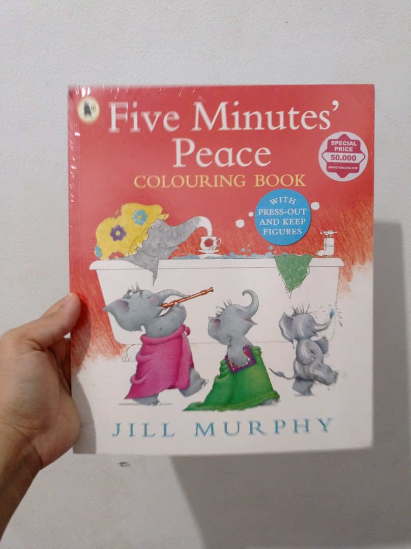 Buku Jill Murphy Five Minutes Peace Colouring Book #MauXiaomi, Buku ...
