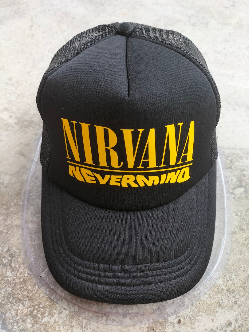 CAP BARU NIRVANA, Men's Fashion, Watches & Accessories, Cap & Hats on ...