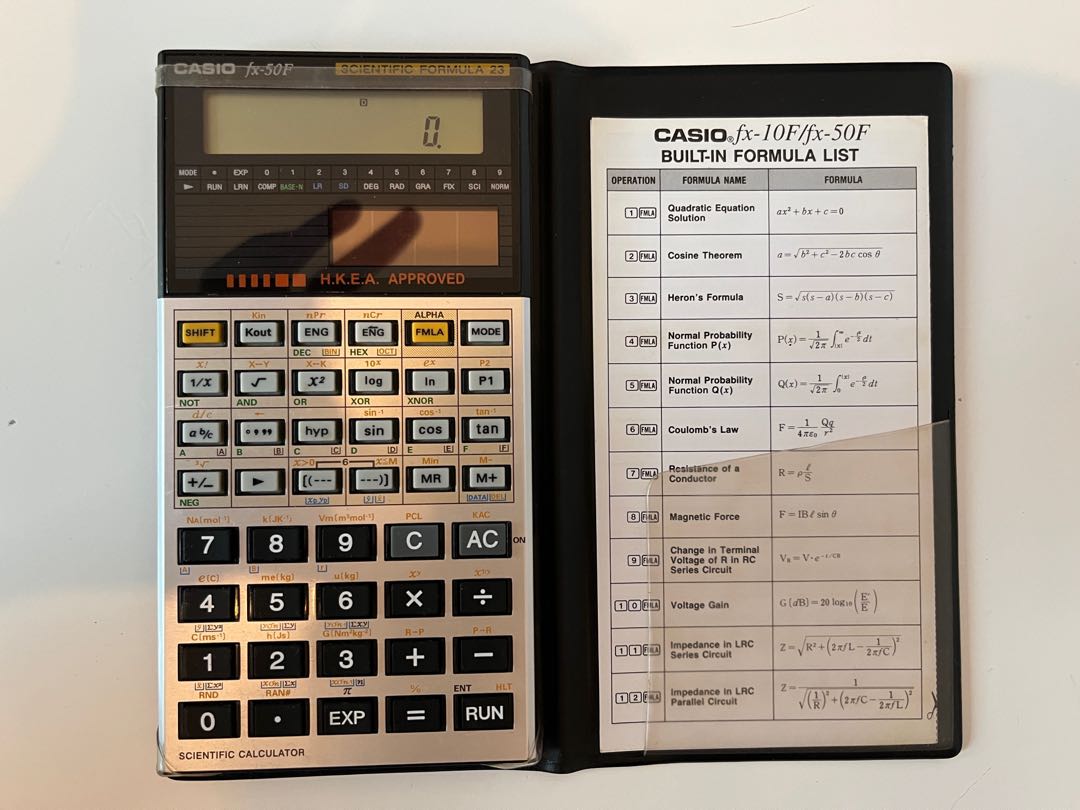 Casio fx-50f 計數機, 電腦＆科技, 商務用科技產品 - Carousell