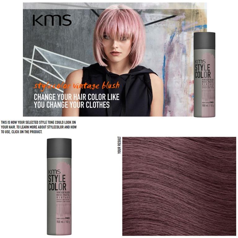 CHEAP! BRAND NEW KMS STYLE COLOR VINTAGE BLUSH ROSE PASTEL TEMPORARY ...