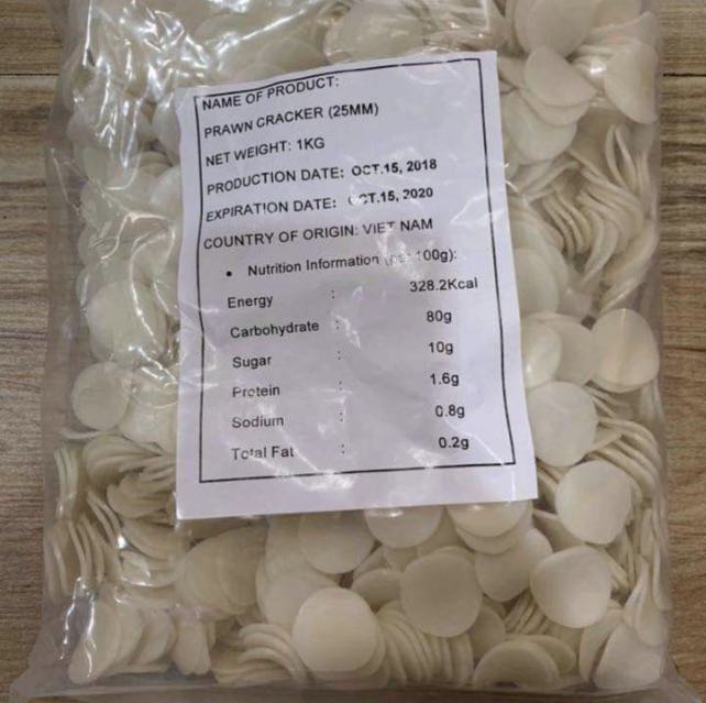Chicharap chowking Prawn Crackers 50g, Food & Drinks, Other Food ...